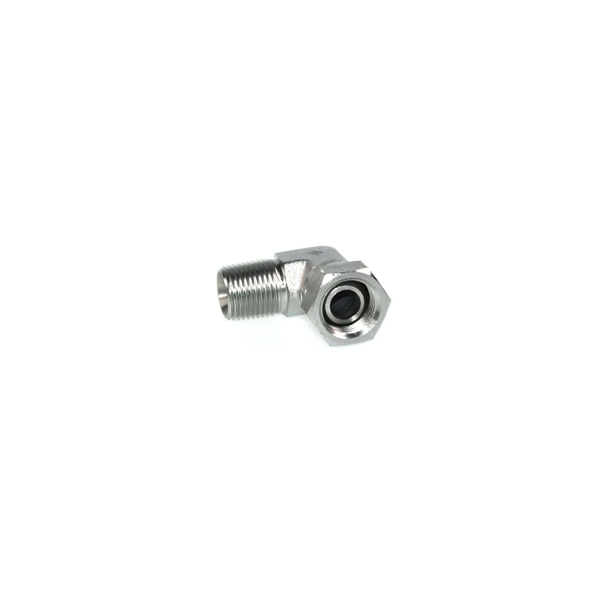 2657-20-20 | Adapters | Swivel male 90° elbow - Male NPTF thread (SAE ...