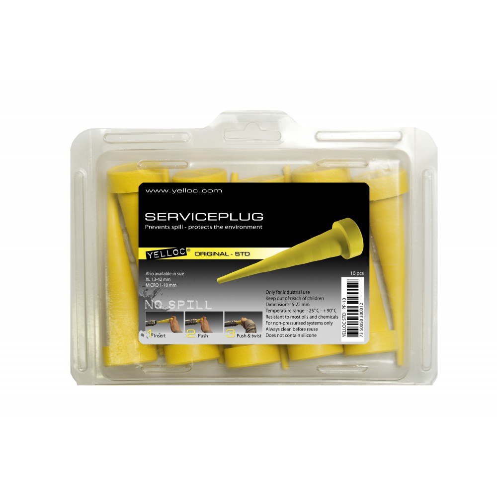 Yelloc Service Plugs | Geeve Hydraulics B.V.